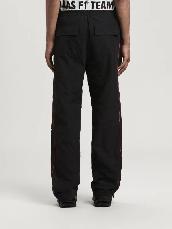 Palm Angels Logo-embroidered Checked Trousers