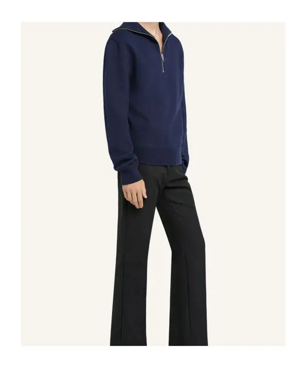 COURREGES Courrèges Trucker Sweater With Embroidered Logo