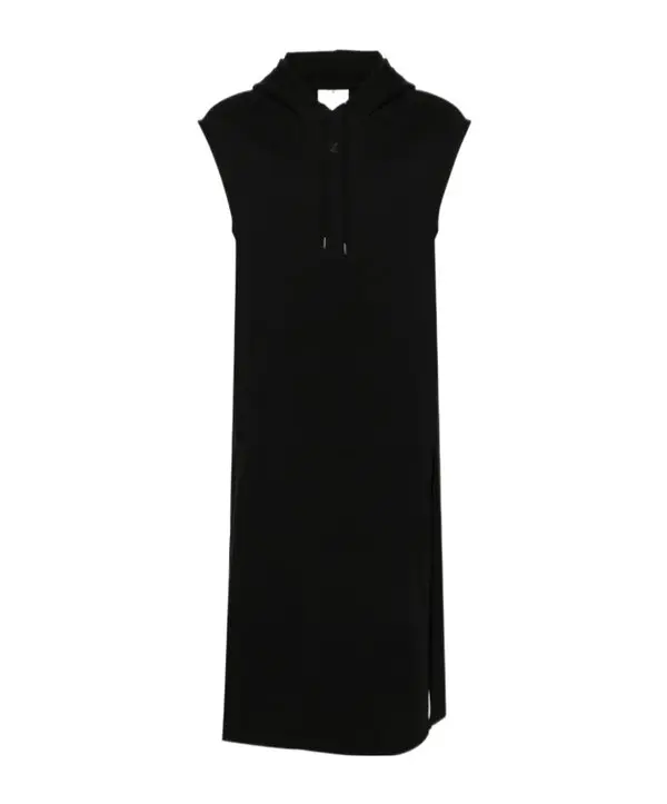 COURREGES Sleeveless Hooded Maxi Dress