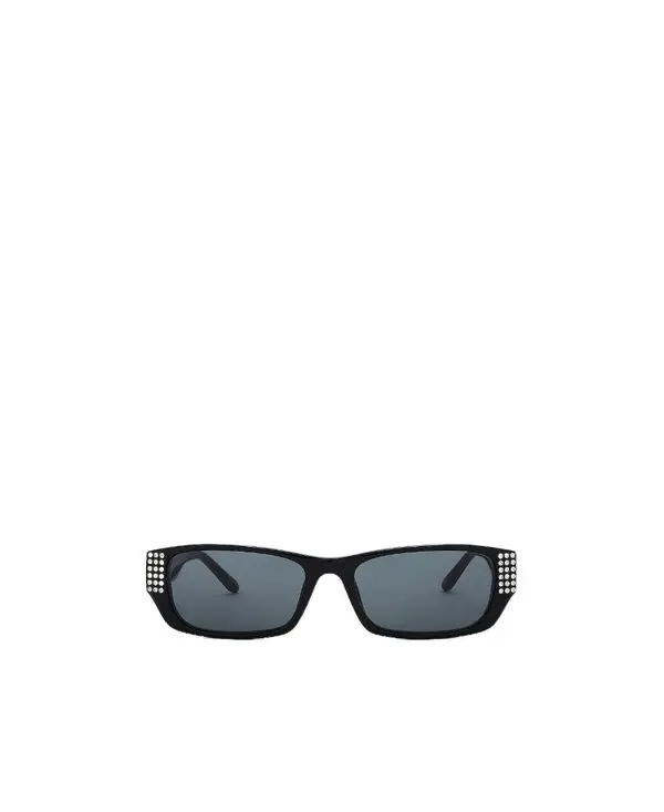 Magda Butrym Embellished Rectangle Sunglasses