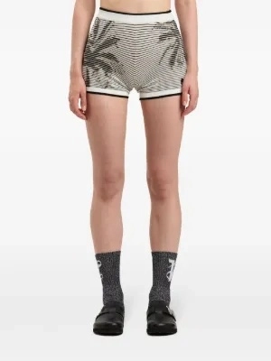 Palm Angels Jacquard Knit Shorts