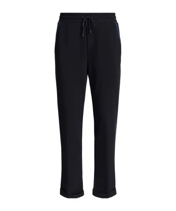 Etro Fleece Trousers With Greca
