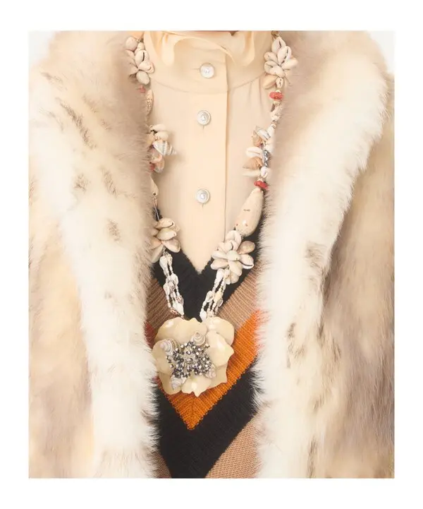 Valentino Garavani Hook Closure Long-sleeved Coat