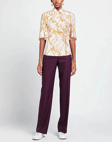 GANNI Two-tone Shirt With Classic Collar And Button Fastenings