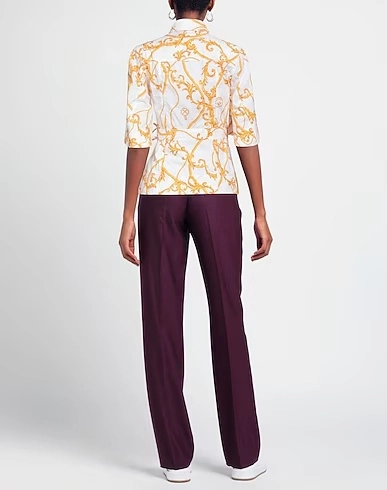 GANNI Two-tone Shirt With Classic Collar And Button Fastenings
