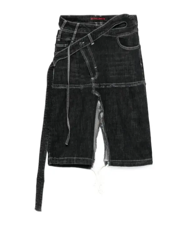 Ottolinger Wrap Denim Skirt