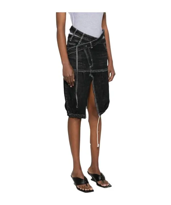 Ottolinger Wrap Denim Skirt