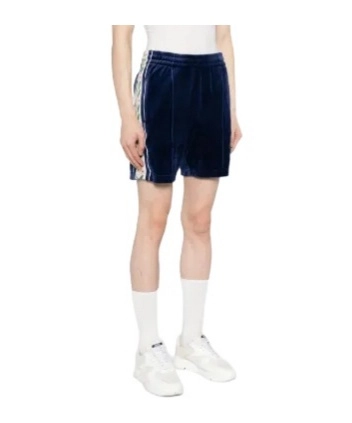 Casablanca Heart Monogram Velvet Track Shorts