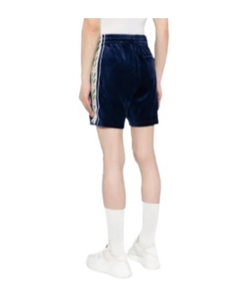 Casablanca Heart Monogram Velvet Track Shorts