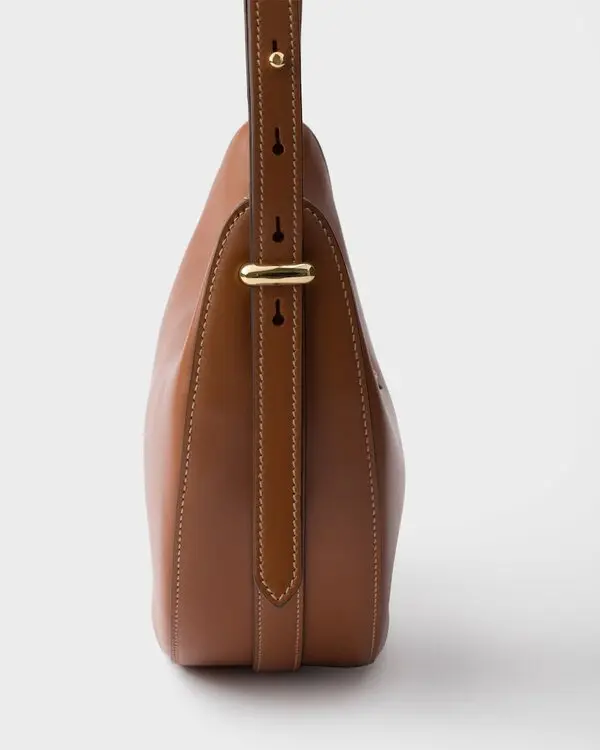 Prada Arqué Small Leather Shoulder Bag