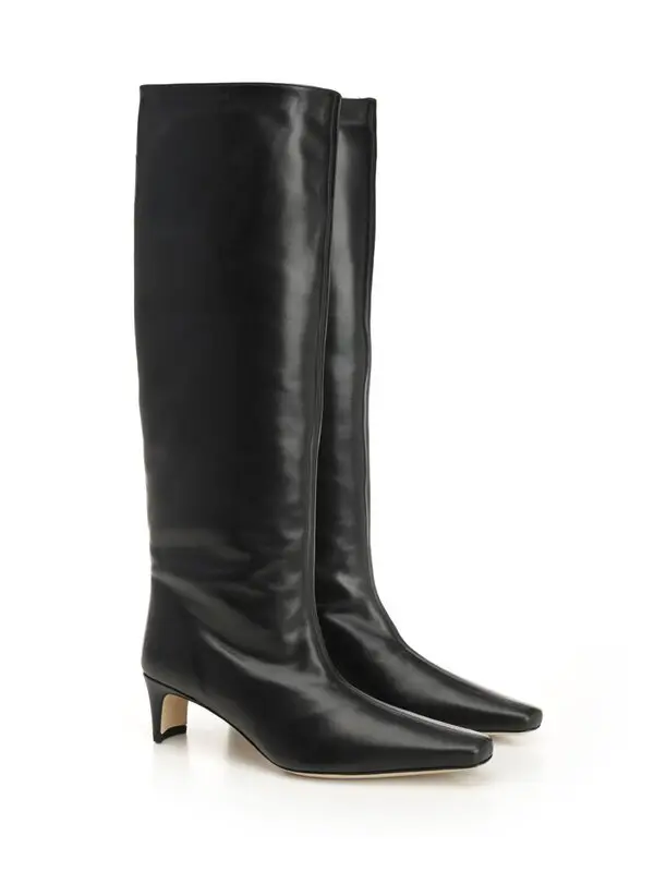 Staud Wally Low Heel Pointed Toe Boots