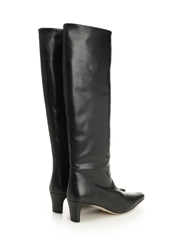 Staud Wally Low Heel Pointed Toe Boots