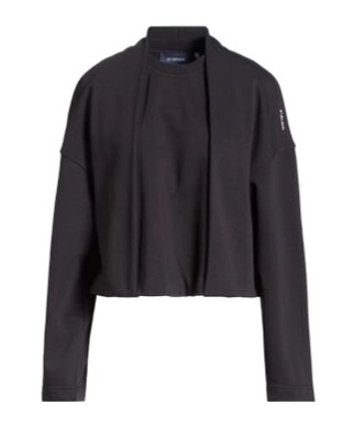 Sportmax Solid Color Sweatshirt - Black