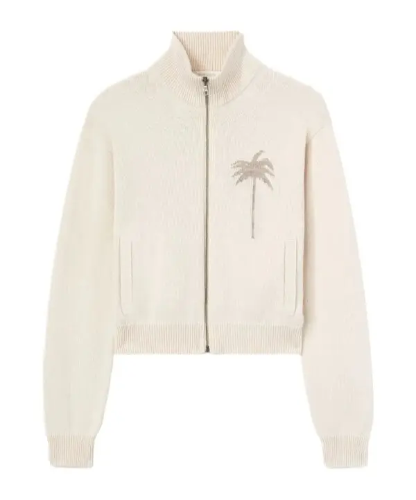 Palm Angels Palm Tree Knitted Track Top