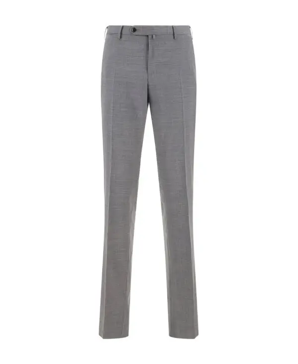 PT TORINO Tailored-cut Tapered Trousers