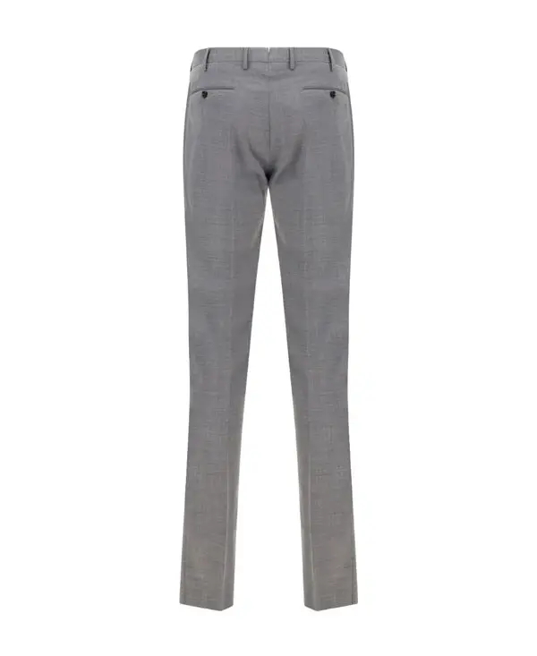 PT TORINO Tailored-cut Tapered Trousers
