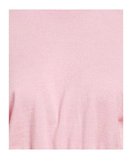Sportmax Solid Color Wool High-neck Knit Sweater