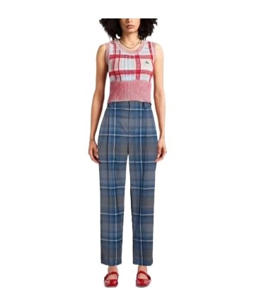 Marni Plaid Trousers