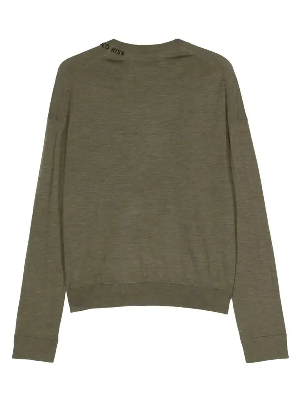 Zadig&Voltaire Slogan-embroidered Wool Jumper