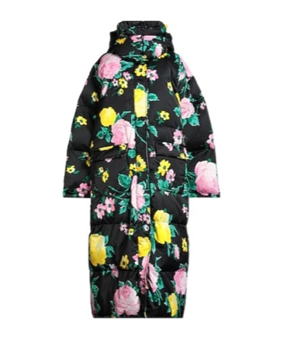 MAXCO. Max&co. Floral Print Padded Down Jacket - Green