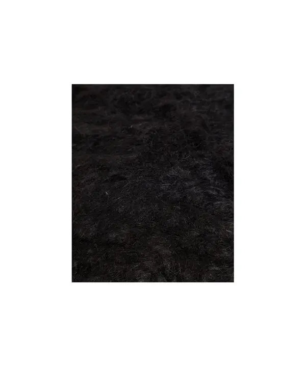 Rick Owens Solid Color Teddy Fleece Shawl