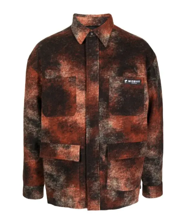 MISBHV Patterned Logo-patch Shirt - Multi
