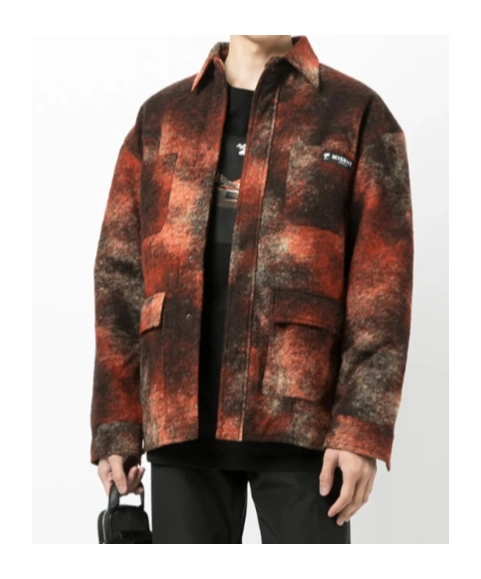 MISBHV Patterned Logo-patch Shirt