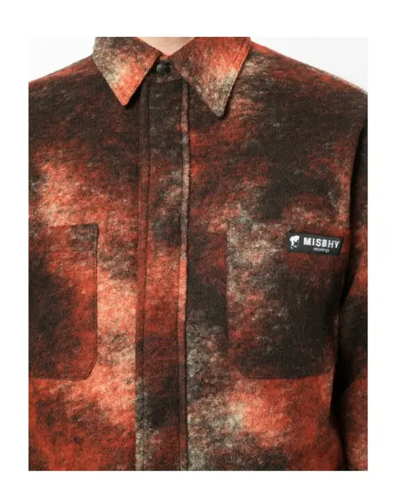 MISBHV Patterned Logo-patch Shirt