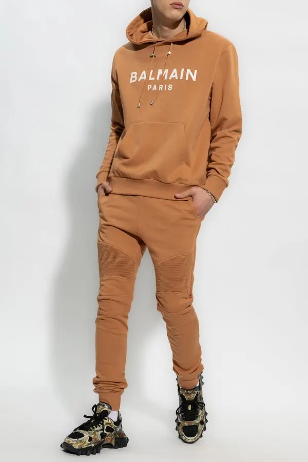Balmain Logo Printed Drawstring Track Pants