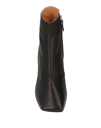 MAISON MARGIELA Square-toe Block Heel Leather Boots