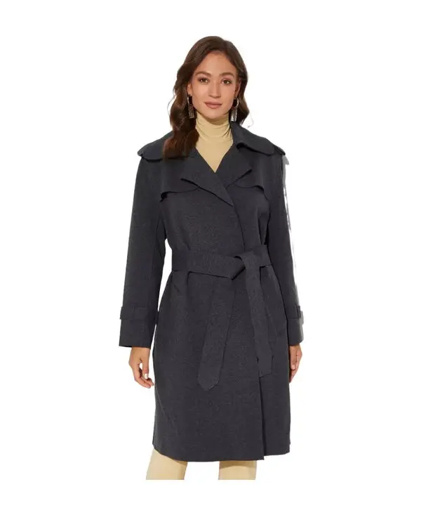 Norma Kamali Belted Trench Coat