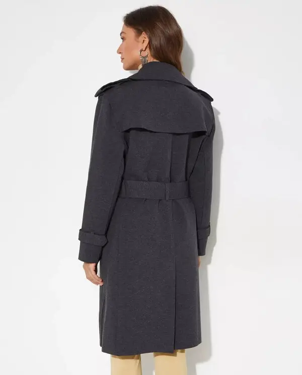 Norma Kamali Belted Trench Coat