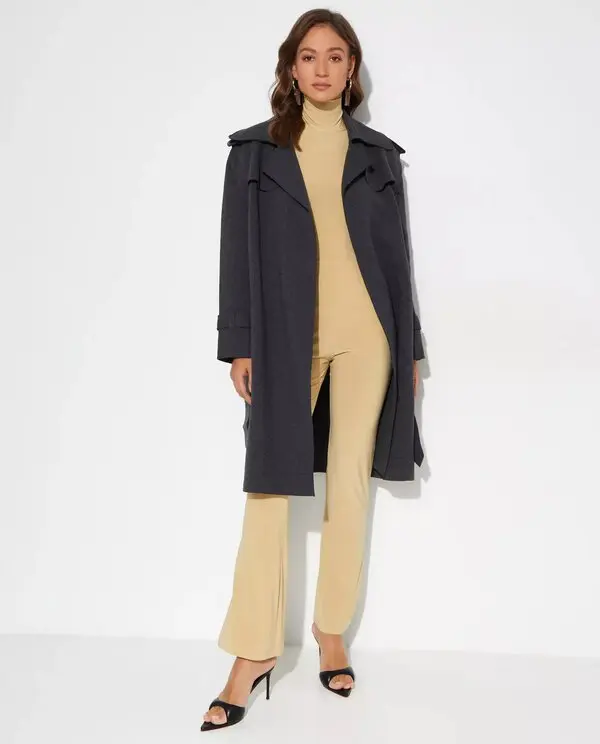 Norma Kamali Belted Trench Coat