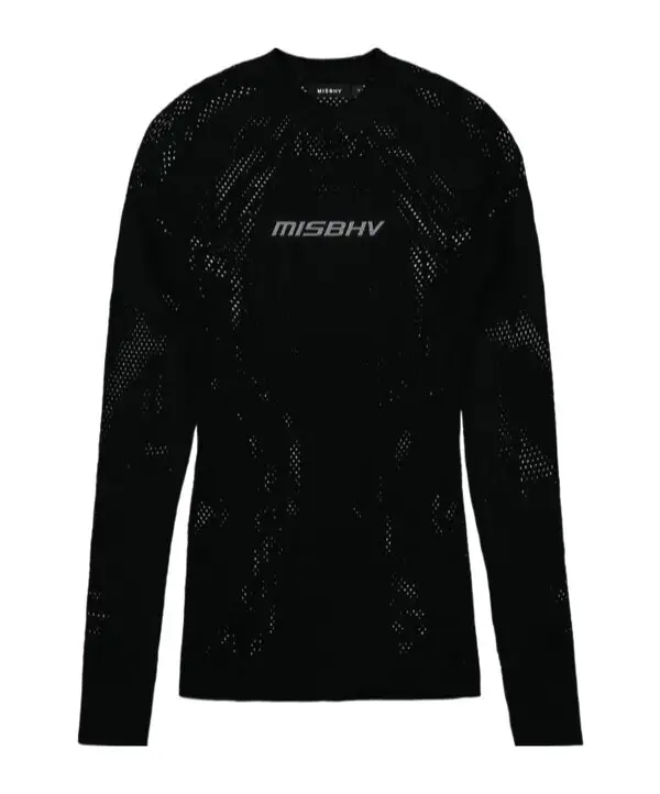 MISBHV Logo-lettering Sweatshirt - Black