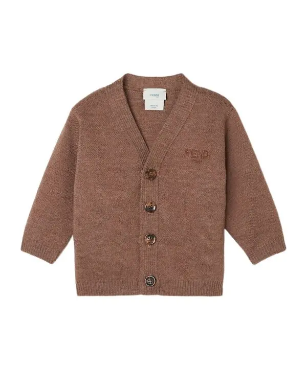 Fendi Wool Baby Cardigan