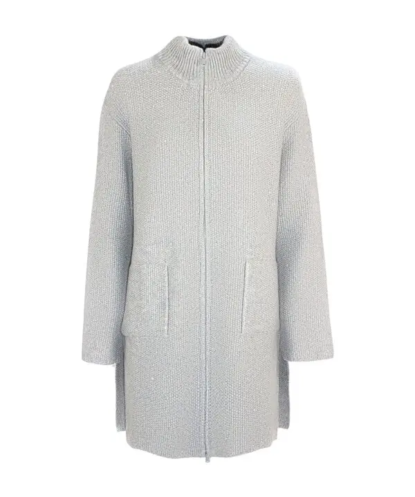 KANGRA Seed Stitch Knit Coat