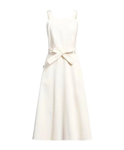 Max Mara Solid Color Pinafore Dress
