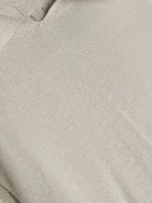 Rick Owens Fine-knit Hooded Top - Light Gray