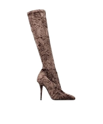 Saint Laurent Minimalist Solid Color Stiletto Heel Boots