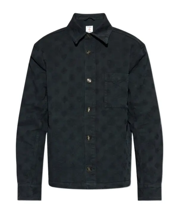 Casablanca Denim Monogram Overshirt