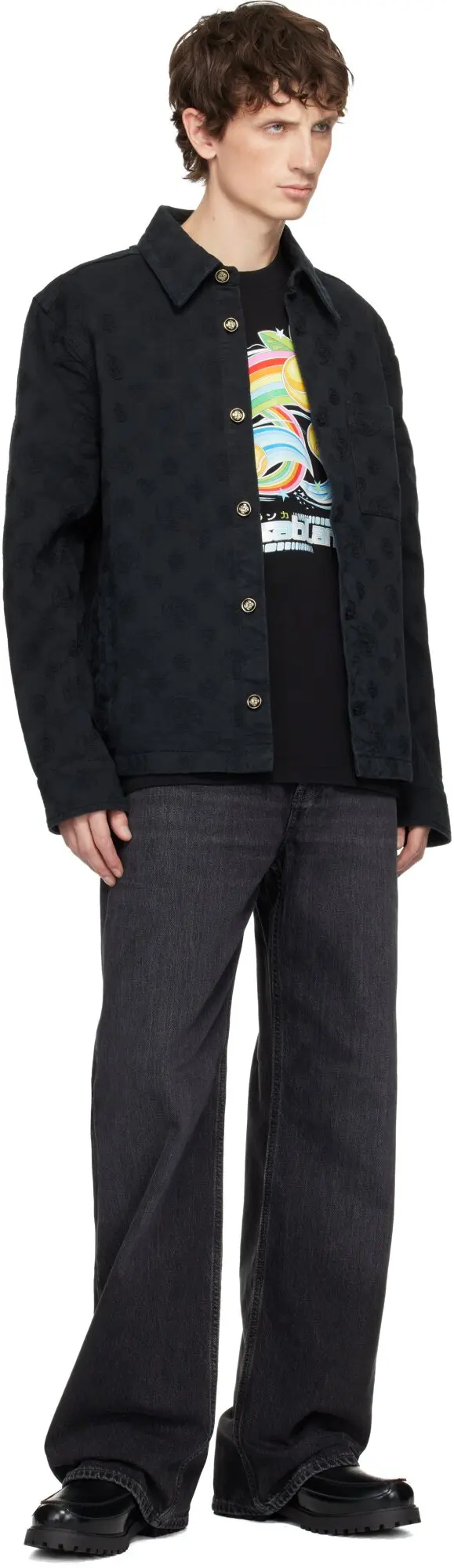 Casablanca Denim Monogram Overshirt