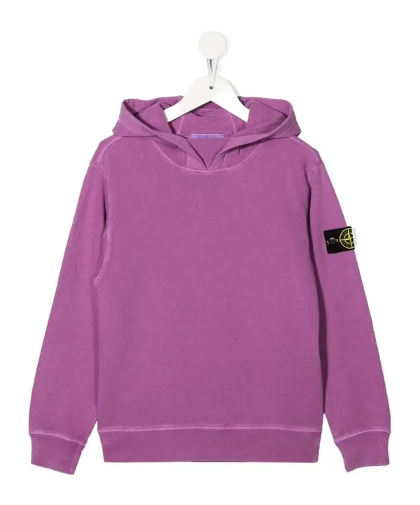Stone Island Logo Patch Hoodie