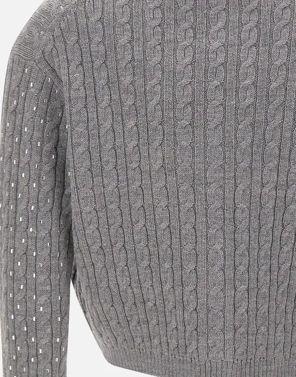 Max Mara Tamigi V-neck Cropped Cardigan