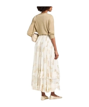 Chloé Printed Midi Skirt