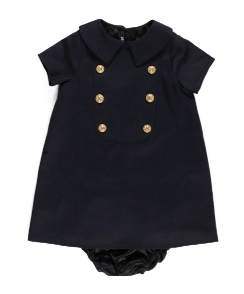 Balmain Double-breasted Virgin Wool Shirtdress