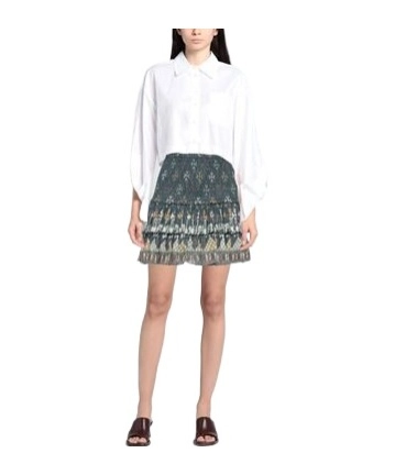 Isabel Marant Étoile Ethnic Print Tiered Maxi Skirt - Gray