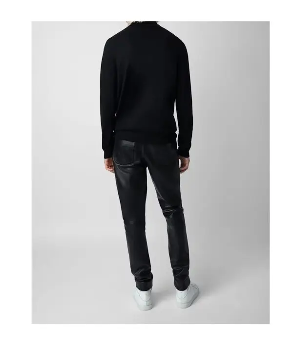 Zadig&Voltaire Bobby Fine-ribbed Raw-cut Jumper