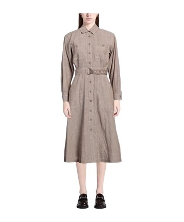 Max Mara Belted Shirt Dress