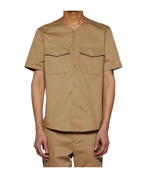 COURREGES Courrèges Short-sleeved Baseball Shirt