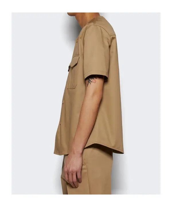 COURREGES Courrèges Short-sleeved Baseball Shirt